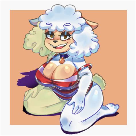 Rule 34 Anthro Bell Collar Breasts Cleavage Clothing Female Fur Lamb Leotard Lueduartv Sha