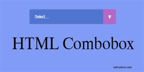 Combobox In Html Syntax And Various Examples Of Combobox In Off