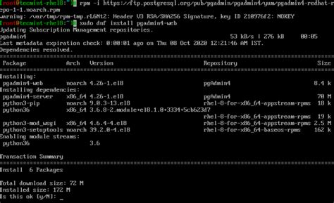 How To Install Postgresql And Pgadmin In Rhel