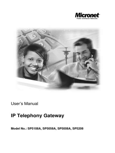 ip telephony gateway user s manual pdf session initiation protocol port computer networking