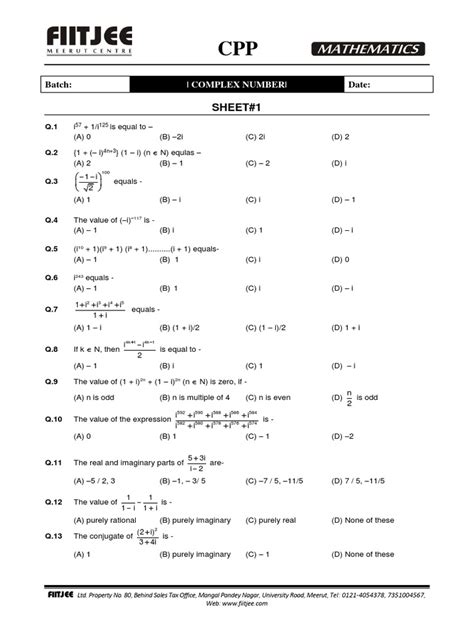 solved complex number problems pdf numbers algebra