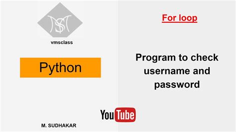 Python Program To Check The Username And Password With Three Attempts