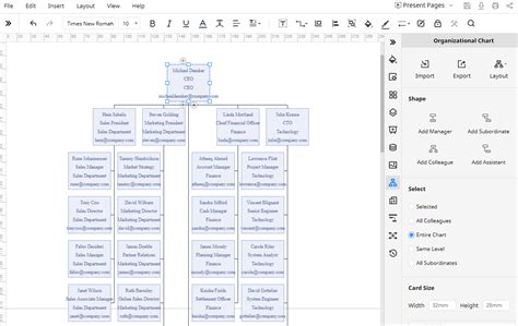How To Create An Org Chart In Google Slides EdrawMax Online