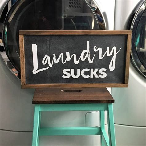 Laundry Sucks Sign Etsy
