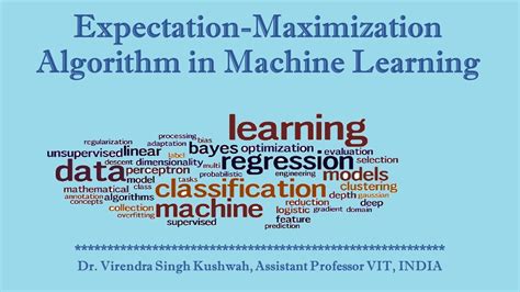 expectation maximization algorithm in machine learning youtube