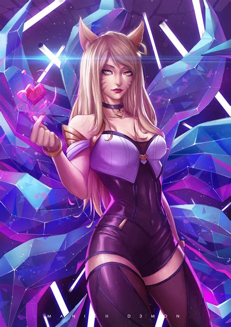Wallpaper Anime Girls League Of Legends Ahri League Of Legends My Xxx Hot Girl