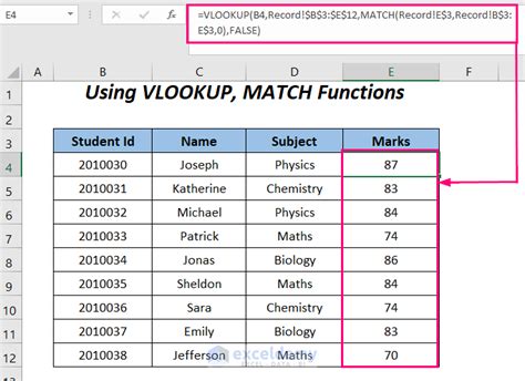 How Do I Pull Data From One Sheet To Another In Excel Using Vlookup