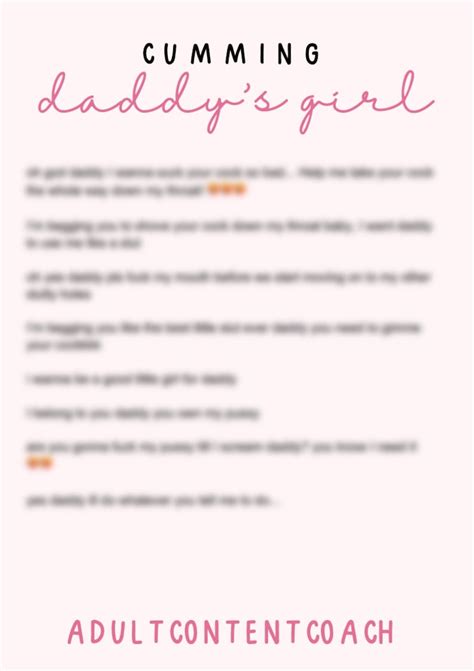 adult sexting script daddys girl copy paste script for etsy