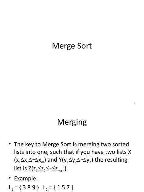 merge sort divide and conquer algorithm explained pdf computer science computing