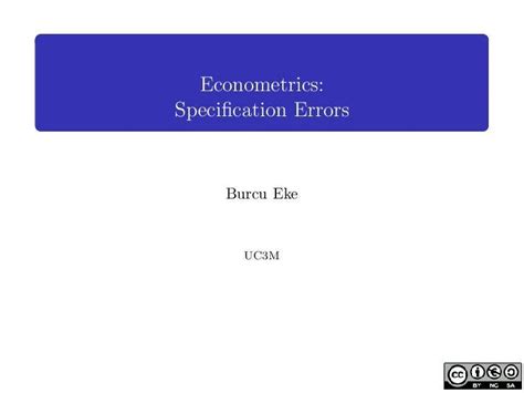 pdf econometrics specification errorsocw uc3m es economia econometrics lecture notes 1 topic5