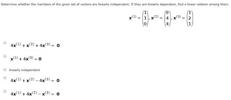 solved determine whether the members of the given set of