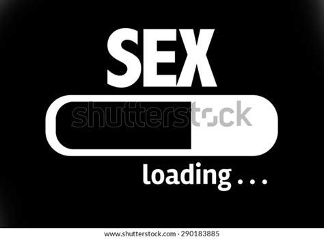 progress bar loading text sex stock illustration 290183885