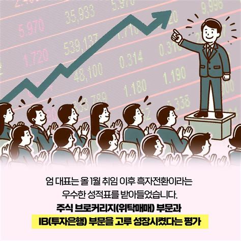 CEO는 주가로 말한다 급한 불은 껐지만 엄주성 키움증권 대표 주주경제신문