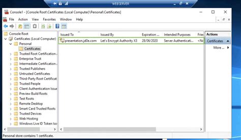 Install Let S Encrypt SSL For IIS Step By Step OpenTechTips