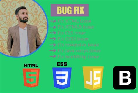 fix html css bootstrap issues by raziqmehdi fiverr