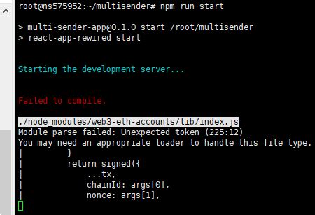 Module Parse Failed Unexpected Token 225 12 Issue 41 Rstormsf
