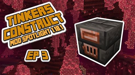 Tinkers Construct Mod Spotlight 1 18 1 EP 3 How To Make A Smeltery