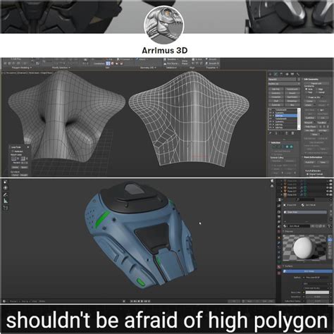Arrimus 3D High Poly Meshes 3DS Max Blender