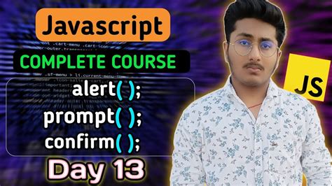 alert prompt and confirm function in javascript javascript tutorial in hindi 13 youtube