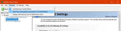how to force an app to use the dedicated gpu on windows