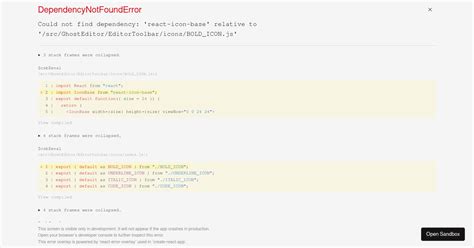 Editor Codesandbox