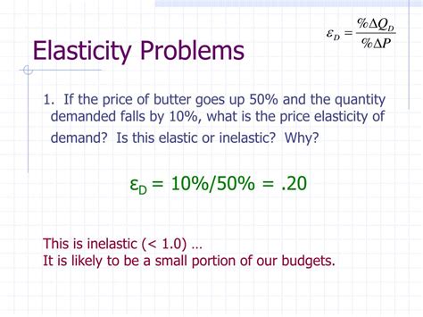 ppt elasticity problems powerpoint presentation free download id 3774872