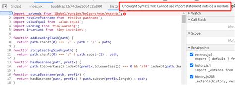 Uncaught SyntaxError Cannot Use Import Statement Outside A Module