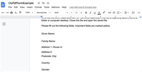 How To Create A Fillable Form In Google Docs Guiding Tech