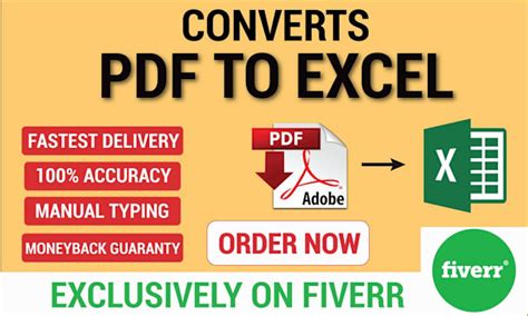 convert pdf to excel and all files by eagle swaraj10 fiverr