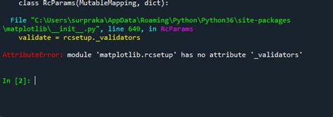 Python Matplotlib Lib Throws An Attribution Error Module Hot Sex Picture