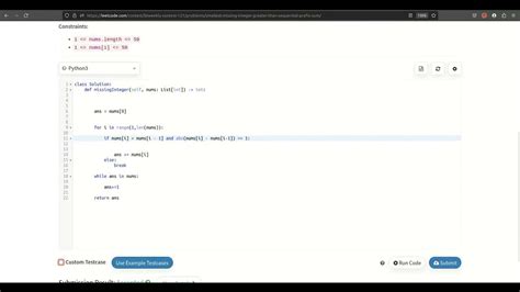 100157 smallest missing integer greater than sequential prefix sum biweekly contest
