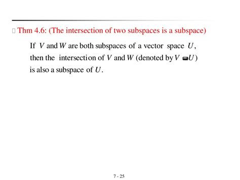 ppt lecture 7 vector space powerpoint presentation free download id 9679677