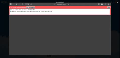 solved pdf viewer can t open pdf files error message networkerror when attempting to fetch