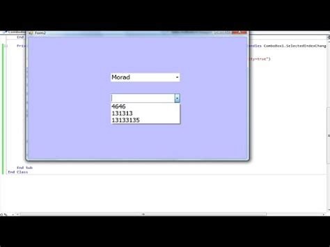 Programming For Everybody How To Populate Combobox Based On Another