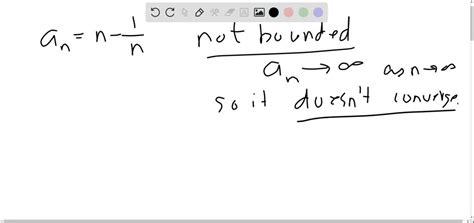 solved determine whether the sequence is bounded bounded above bounded below or none of the
