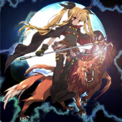 Safebooru Bardiche Belt Blonde Hair Boots Cape Fate Testarossa Long Hair Mahou Shoujo Lyrical