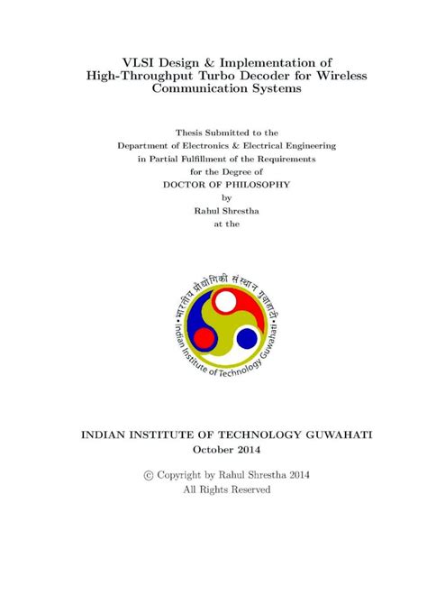 pdf vlsi design and implementation of high throughput turbo decoder …rahul shrestha thesis main