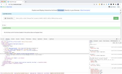 Annotate And Highlight Buttons Do Not Appear At Https Replayweb Page