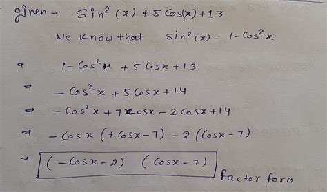 [solved] factor the expression use the fundamental identities to simplify course hero