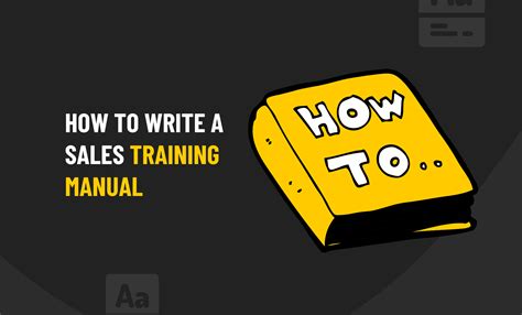 How To Write A Sales Training Manual 7 Easy Steps