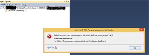 loading ssas tabular databases in ssms fails for non admin users with “failed to retrieve data