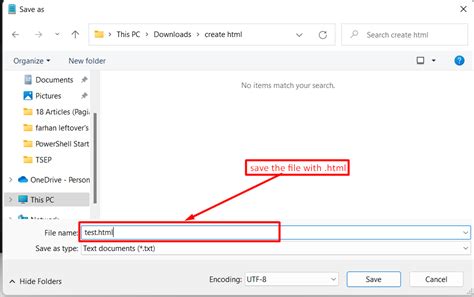 how to make html files