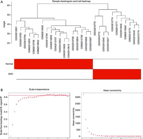 Gene Cluster Analysis A Sample Dendrogram And Trait Heatmap The