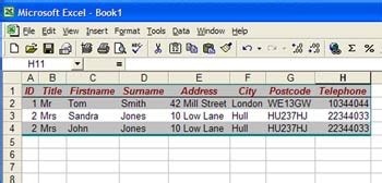 Teach Ict A Level Computing Ocr Exam Board Flat File Database