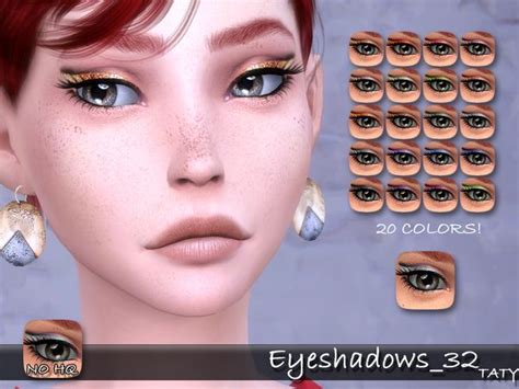 Tatygaggs Ts4 Tatyeyeshadows32 Eyeshadow Sims 4 Sims
