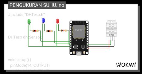 pengukuran suhu ino wokwi arduino and esp32 simulator vrogue
