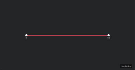 React Dual Range Slider Examples Codesandbox