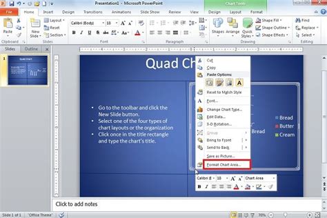 How To Create Quad Chart In PowerPoint 2010