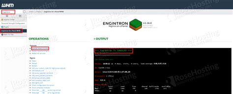 How To Install Nginx On WHM CPanel With Engintron RoseHosting