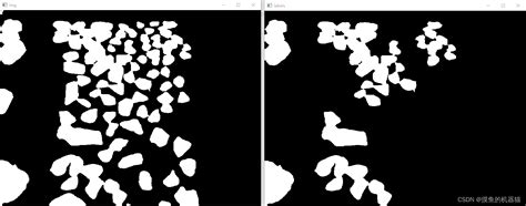 opencv 十六 python下各种连通域处理方法（按面积阈值筛选连通域、按面积排序筛选连通域、连通域分割等方法） python检测二维数组的连续区域 csdn博客